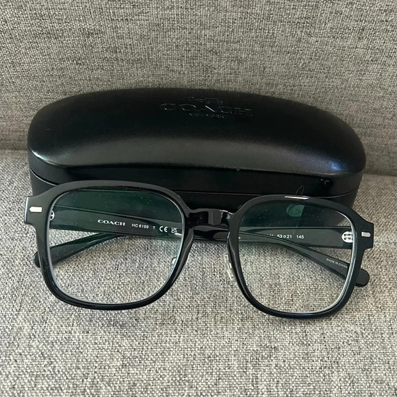 Coach | Accessories | Coach Square Eyeglasses Frame With Case | Poshmark
